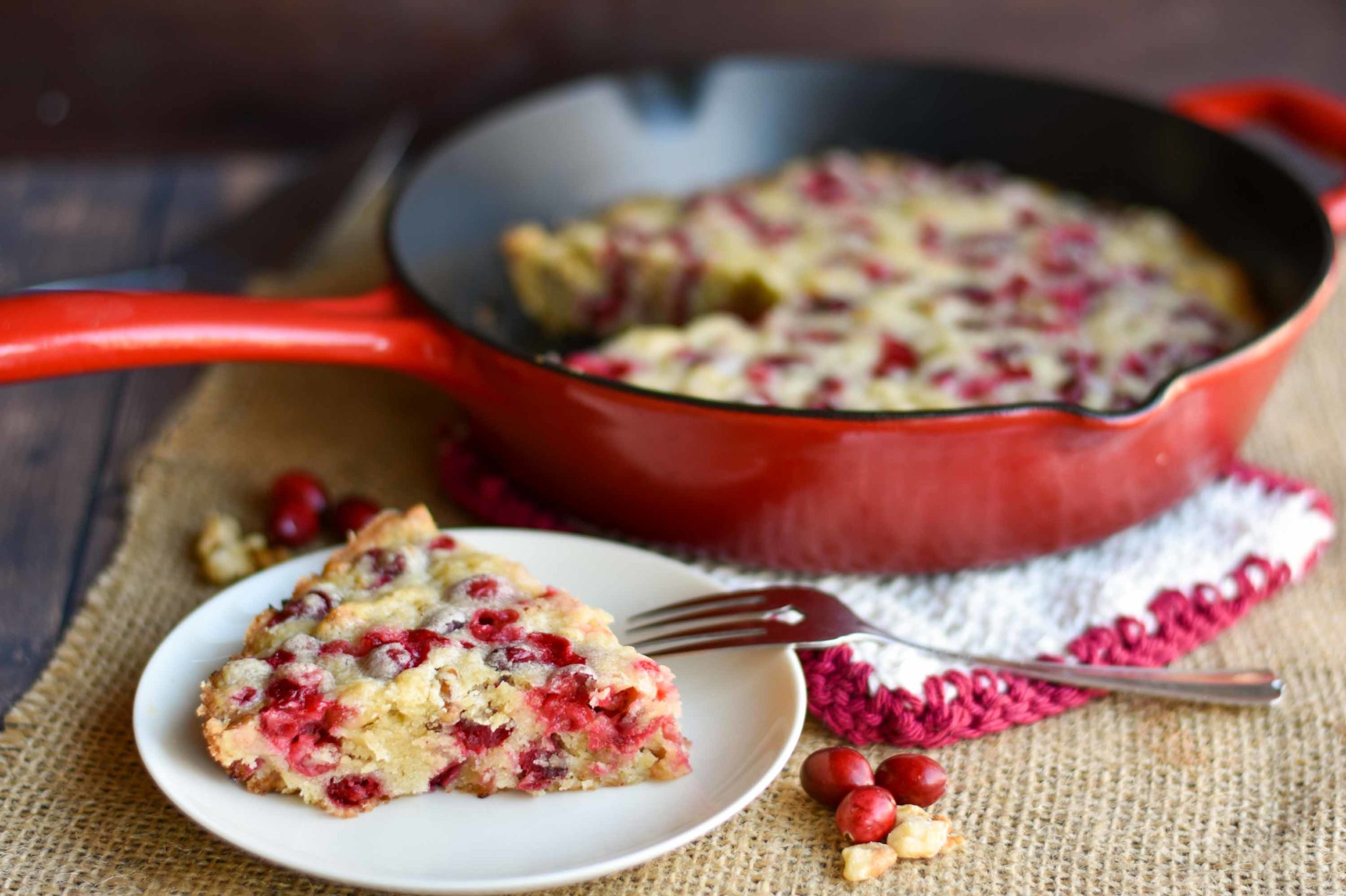 Almond Cranberry Cake - My Sweet Precision