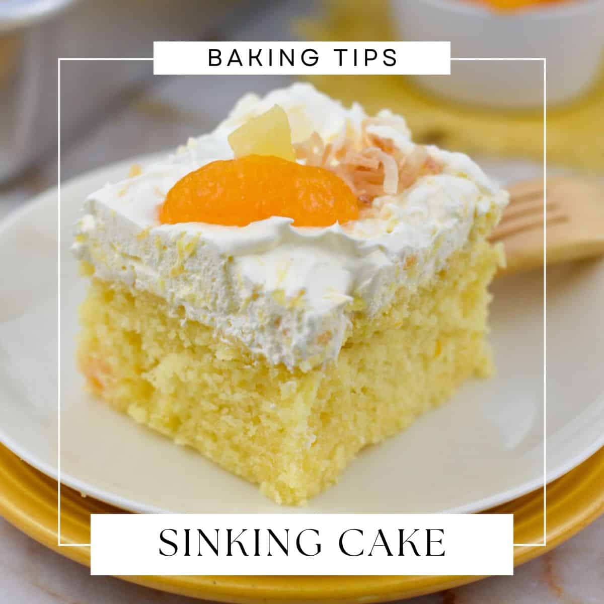 Why Did My Cake Sink in the Middle? - My Sweet Precision