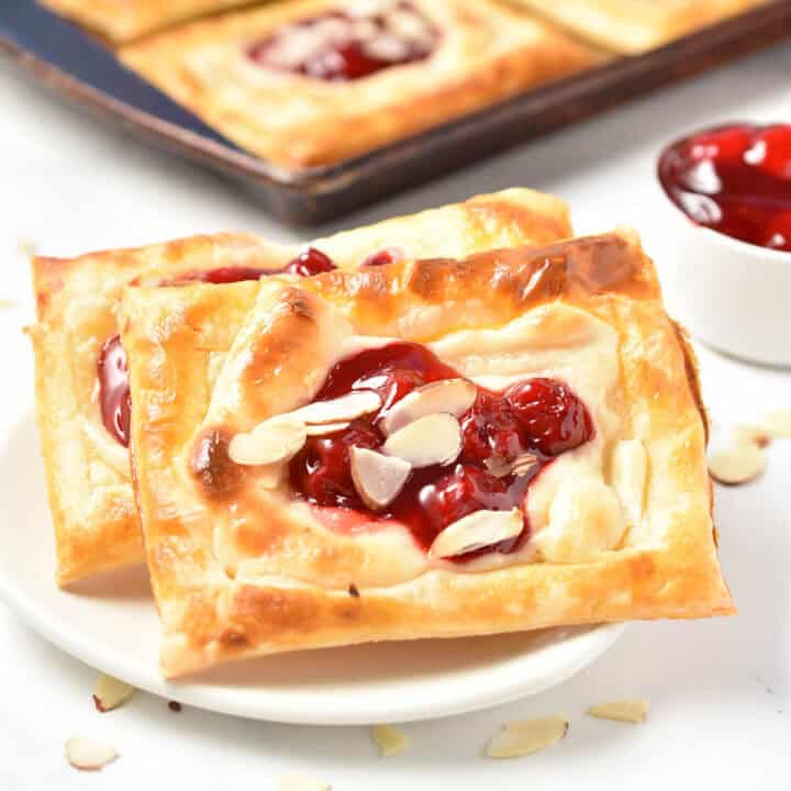 Super Easy Cherry Danish - My Sweet Precision